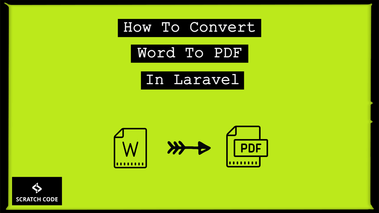 How To Convert Word To PDF In Laravel | Scratch Code